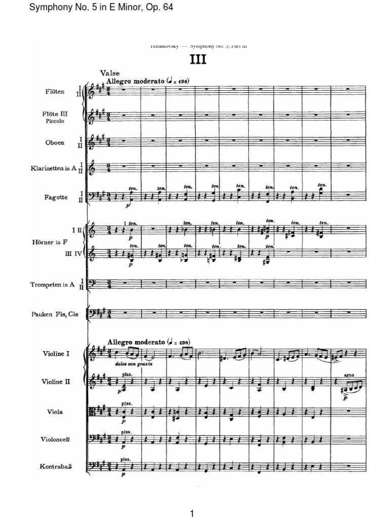 Tchaikovsky's Symphony No. 5 Overview | PDF | Art
