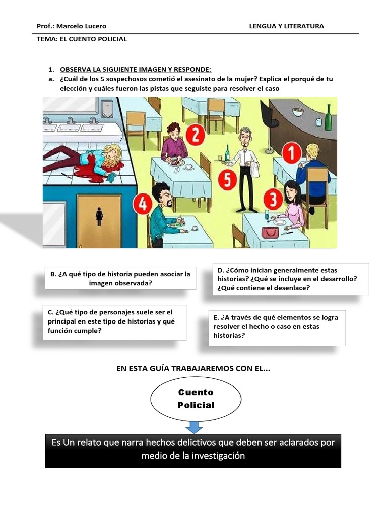 Cuento Policial | PDF | Cuentos | Policía