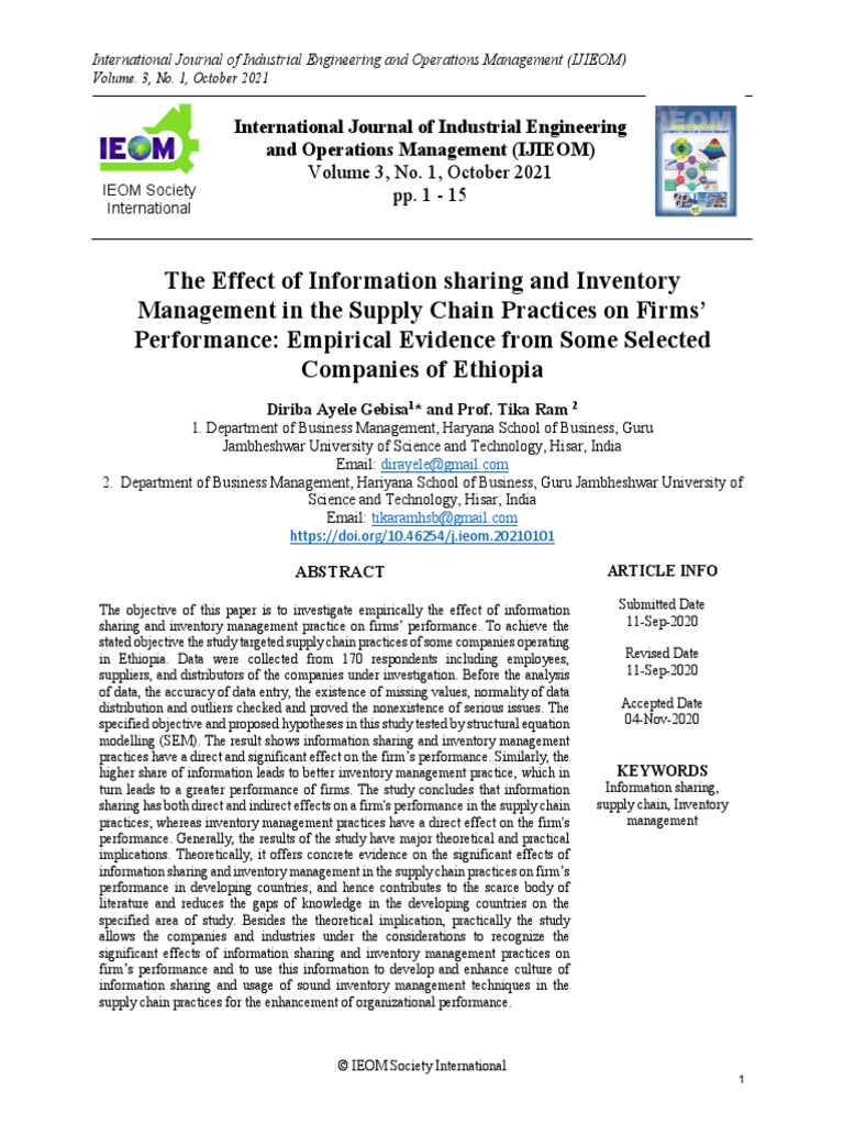 Individual Assignment 2 (Article) OPM | PDF