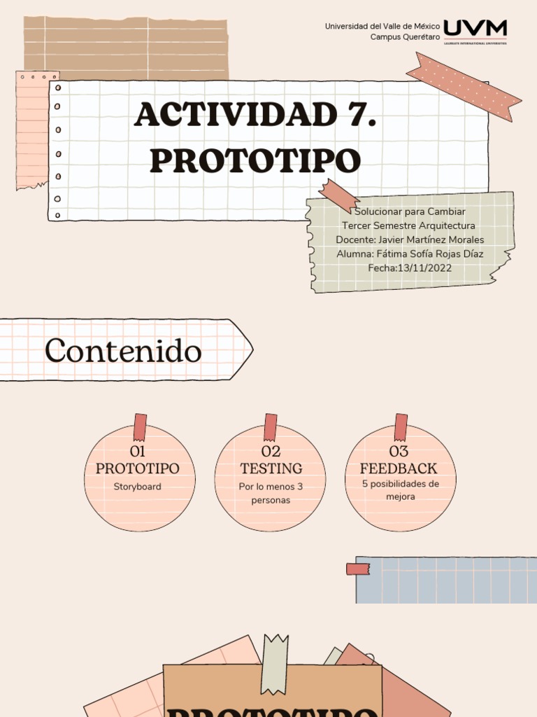 Actividad 7. Prototipo | PDF