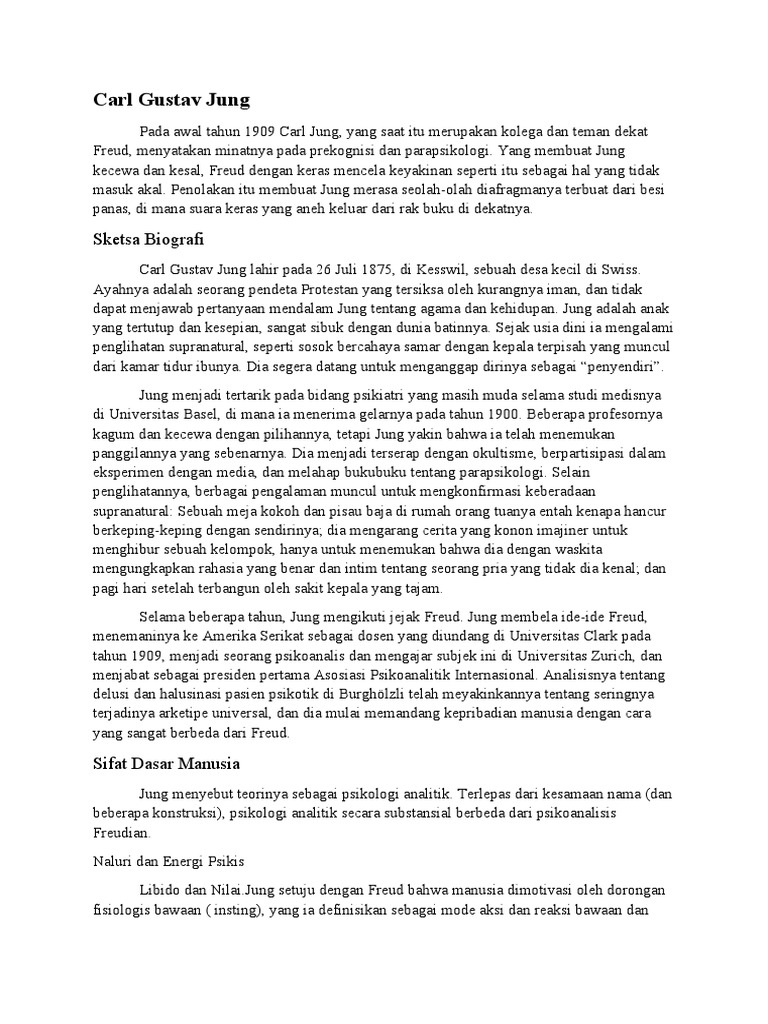 Carl Gustav Jung Pdf