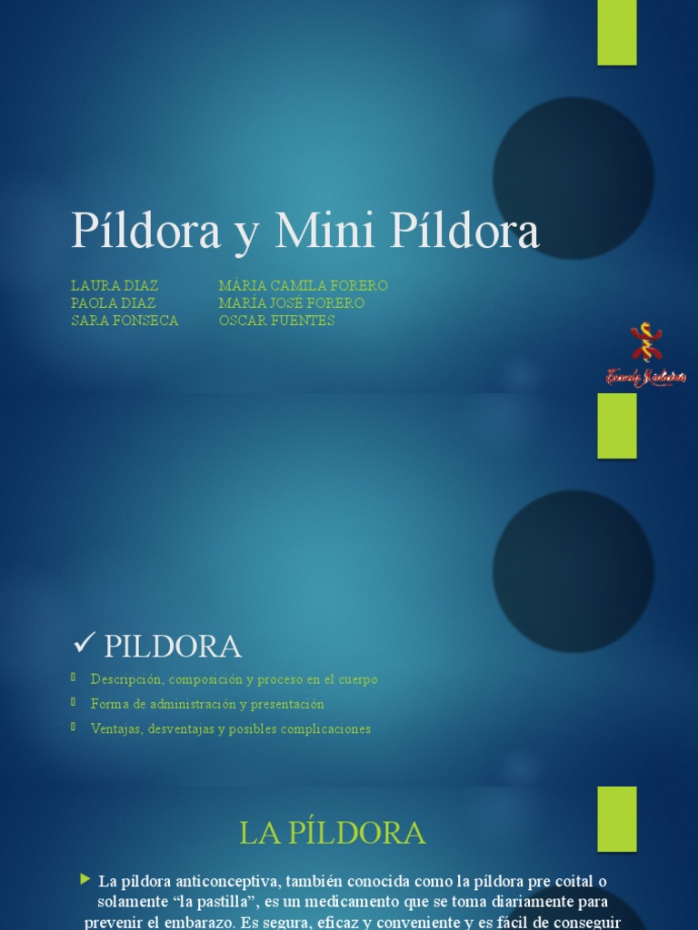Píldora-Y-Mini-Píldora (Expo) | PDF