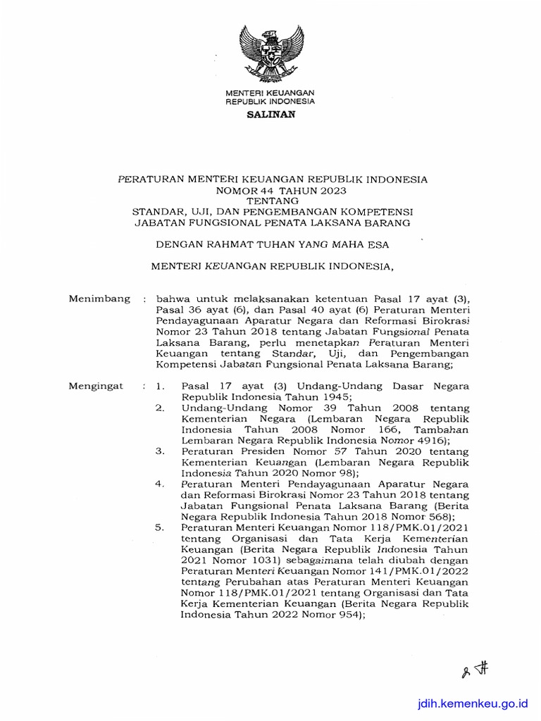 2023 Pmkeuangan 044 | PDF