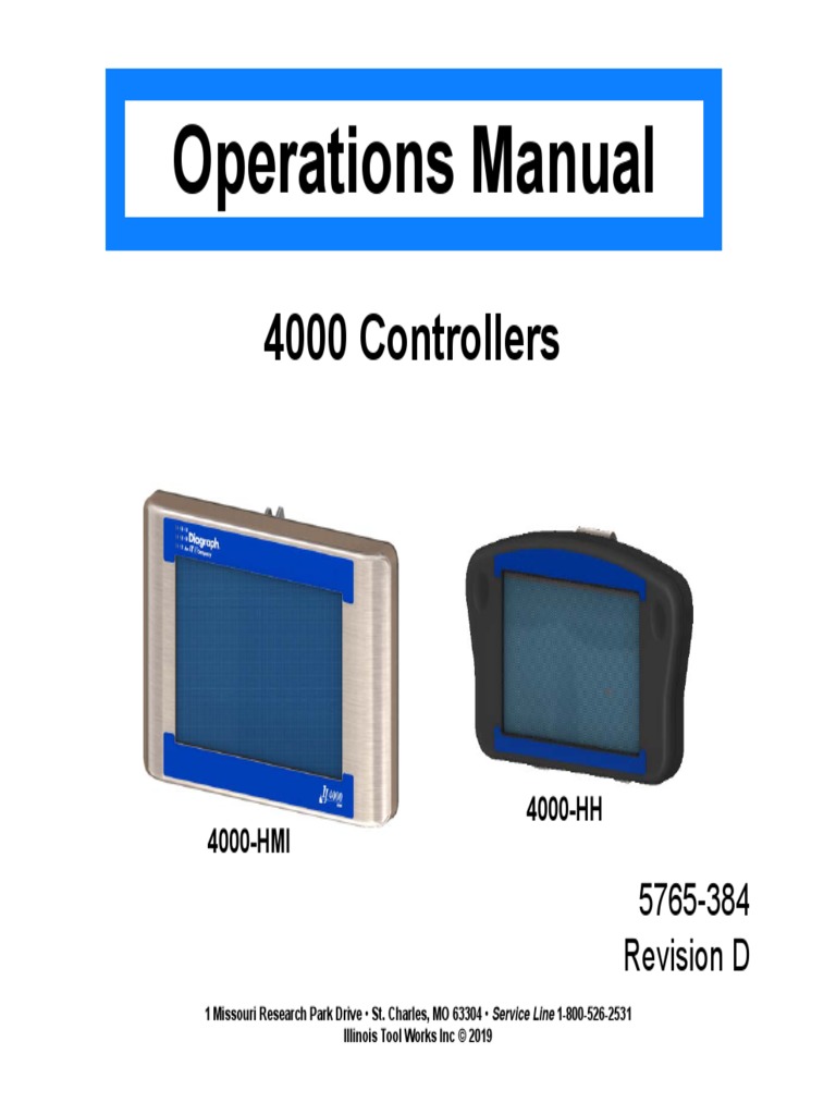 5765-384 - RevD - Controller Operations Manual, English | PDF