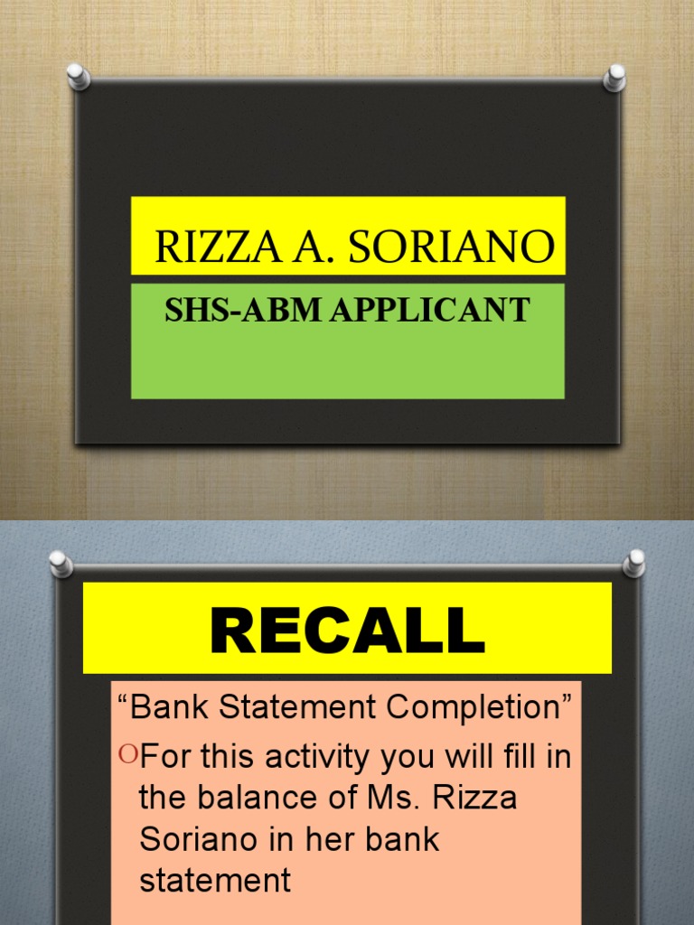 Shs Powerpoint | PDF | Banks | Deposit Account