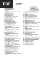 Behavioral Objectives in Filipino | PDF