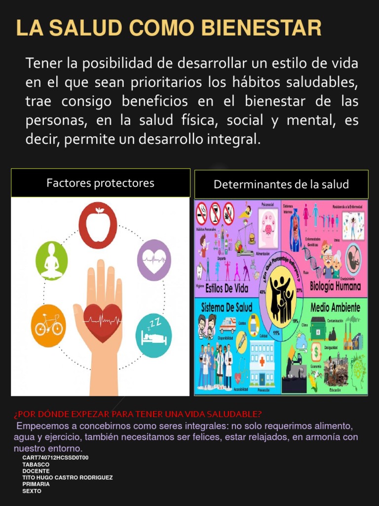 Infografia La Salud Como Bienestar | PDF | Estilo de vida