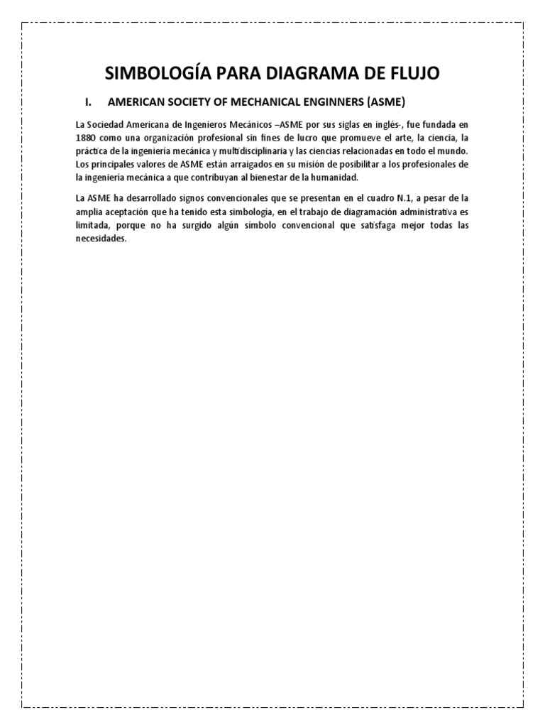 Simbología Para Diagrama De Flujo Pdf 8801