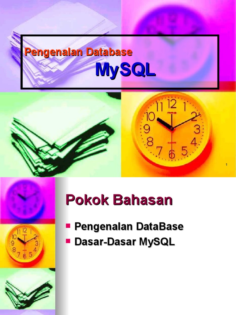 Pengenalan Dasar MySQL dan Database | PDF | Komputer