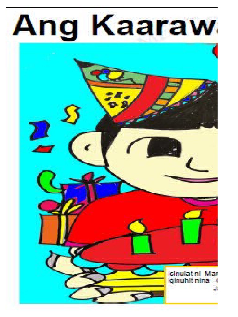 Ang Kaarawan Ni Boboy | PDF