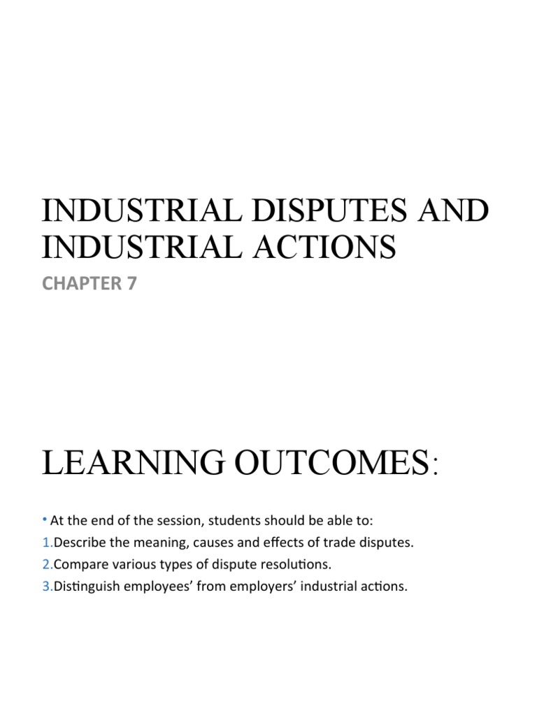 Chapter 7 Pad363 | PDF | Strike Action | Mediation