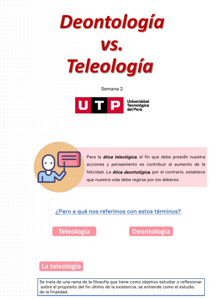 Semana 02 - Infografía - DEONTOLOGÍA vs. TELEOLOGÍA | PDF | Verdad ...