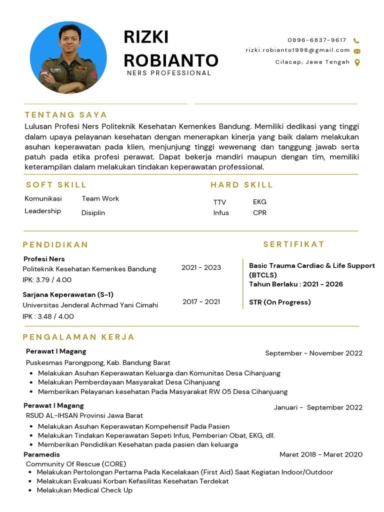 Rizki Robianto - CV | PDF
