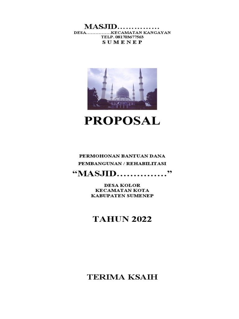 Contoh Proposal | PDF