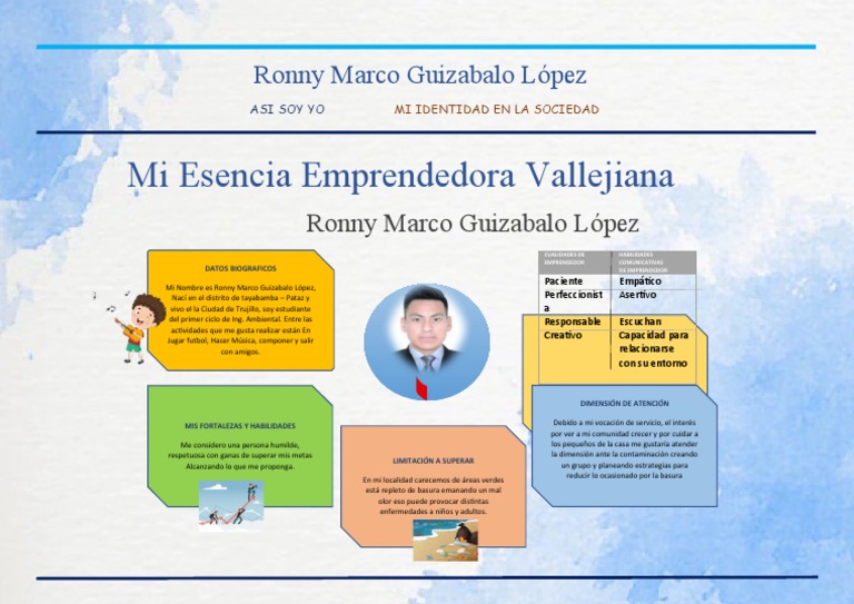 Identidad y Visión Ambiental de Ronny | PDF