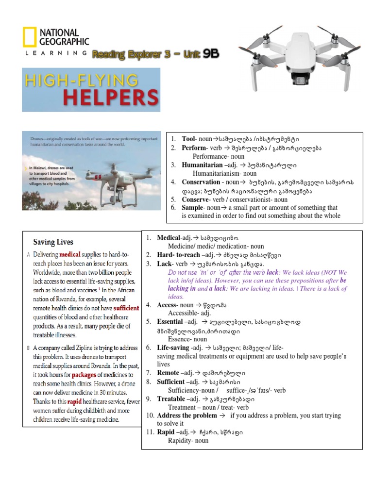 58 - Tatia - Unit 9 - Reading Explorer 3 | PDF