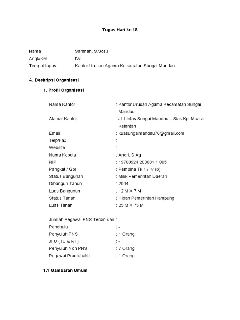 Tugas Hari Ke 18 - Sariman | PDF