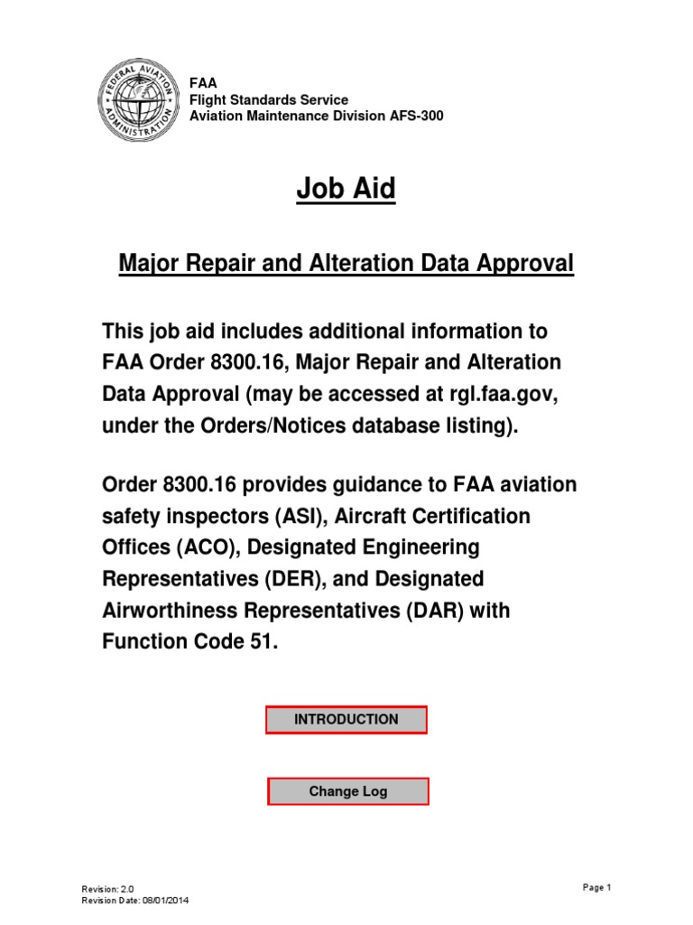 Major_Repair_Alteration_Job-AidFAA | PDF | Flight Recorder | Transport