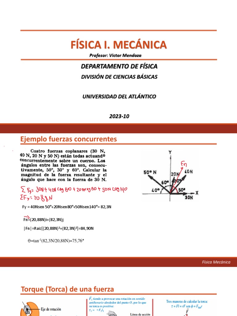 Ejercicios de Torque y Centro de Masa | PDF