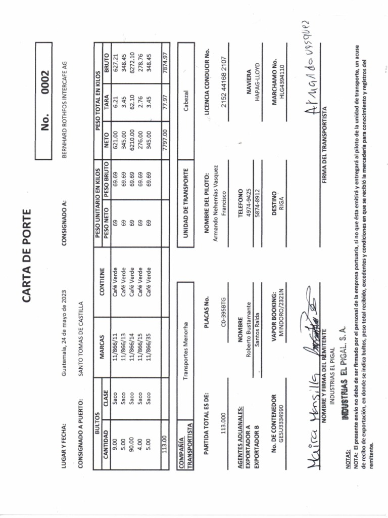 2023-05-24 Carta Porte 2023-02R | PDF