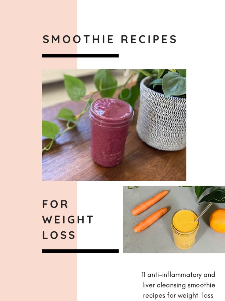 11 Smoothie Recipes For Weight Loss E Book | PDF | Smoothie | Beetroot