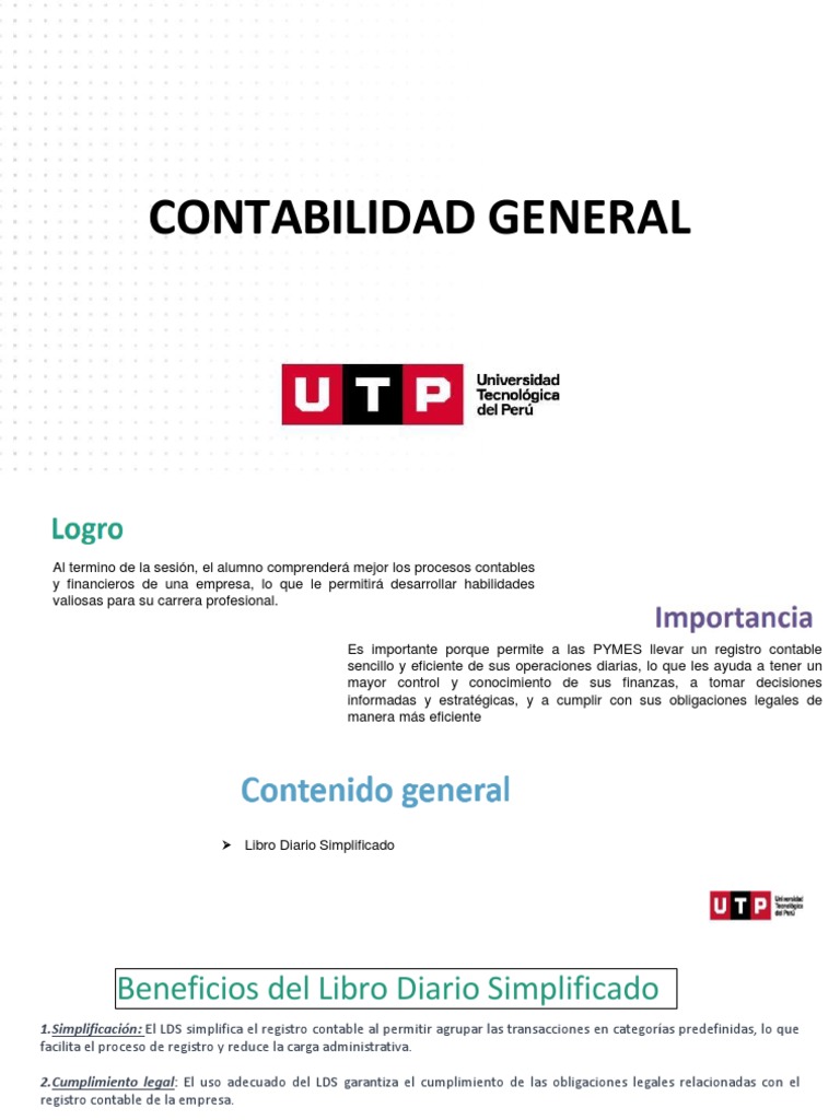 S08.s8 -Libro Diario Simplificado (LDS) | PDF