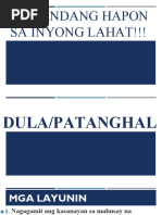 Fil 9 - Quarter 2 - Modyul 6 - Dula | PDF