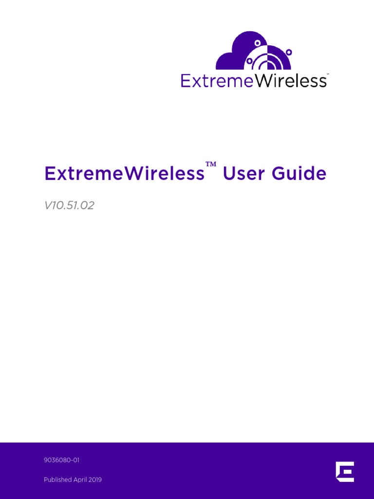 ExtremeWireless v10.51 User Guide | PDF | Wireless Lan | Documentation
