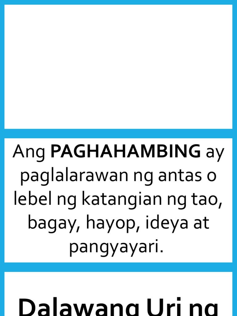 PAGHAHAMBING | PDF