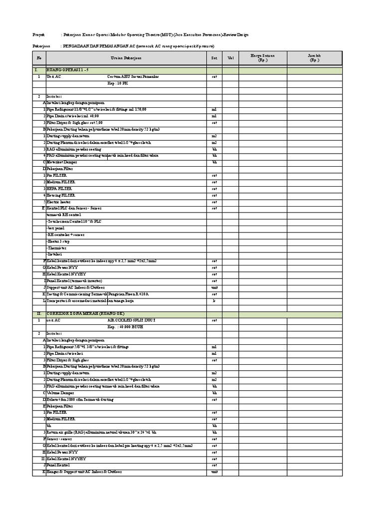 Rab Pek AC | PDF | Duct (Flow) | Equipment