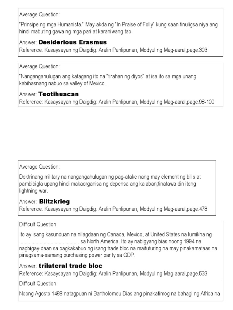 Average Question | PDF