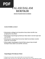 Jenis-Jenis Falasi dalam Berfikir | PDF