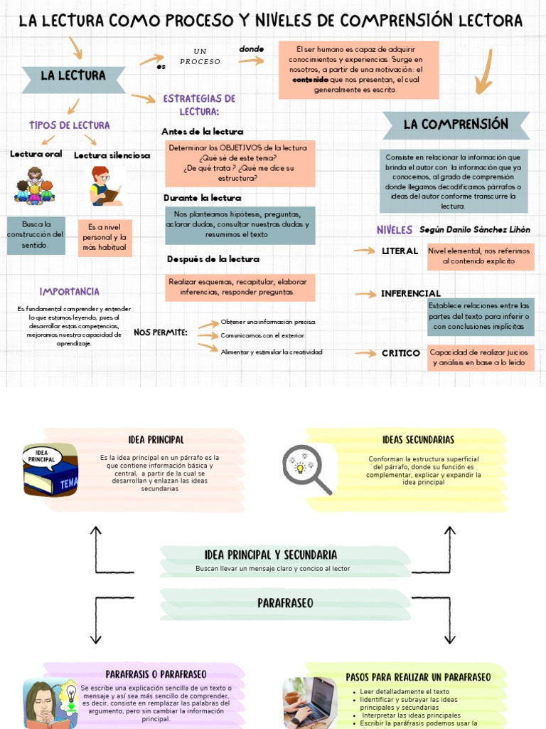 Organizador Visual - El Proceso de La Lectura | PDF