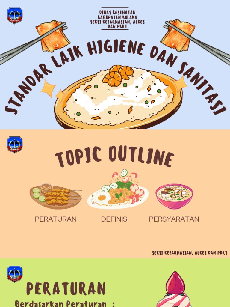 Sertifikasi Laik Hygiene Sanitasi Pangan | PDF