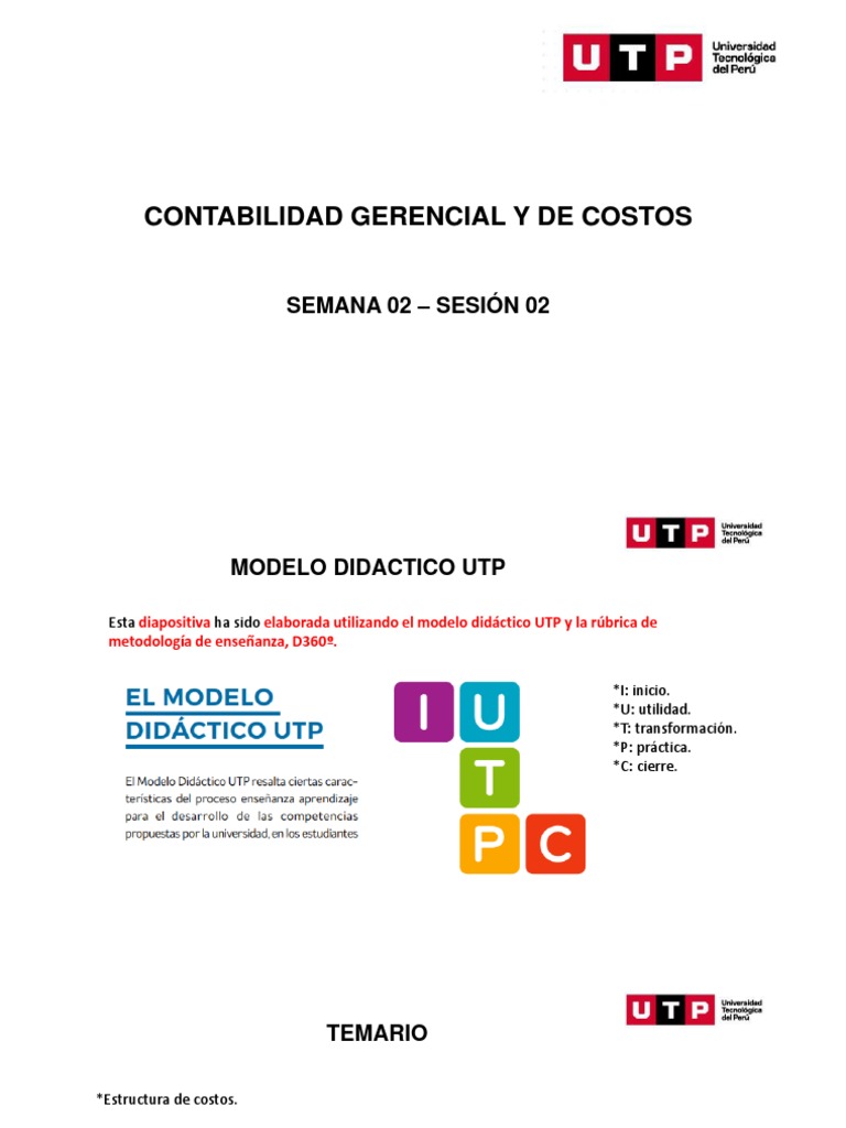 Sem02 Se02 Estructuradecostos | PDF