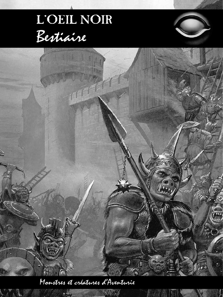 L'Oeil Noir-Bestiaire | PDF
