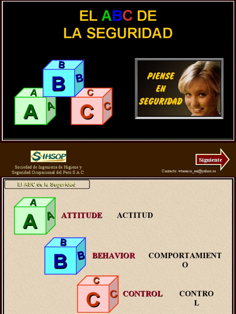 El ABC de La Seguridad | PDF | Comportamiento