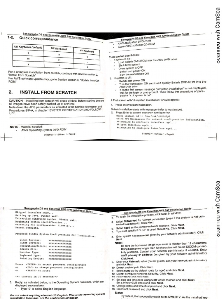Senograph DS SW Installation | PDF