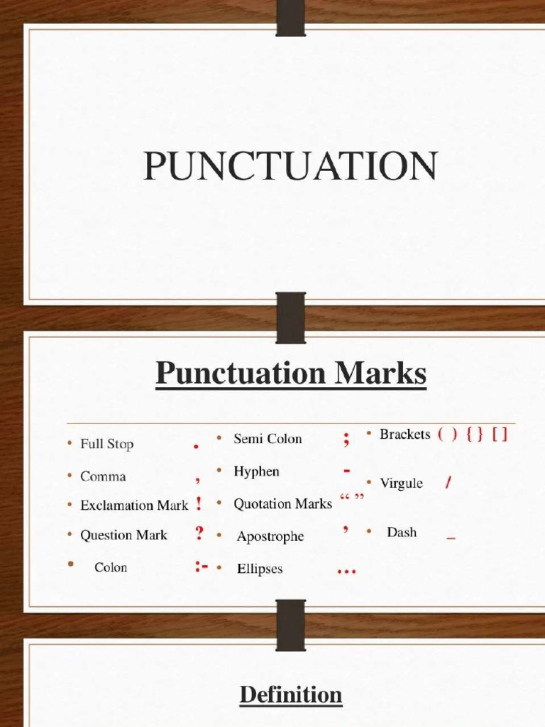 Punctuation | PDF