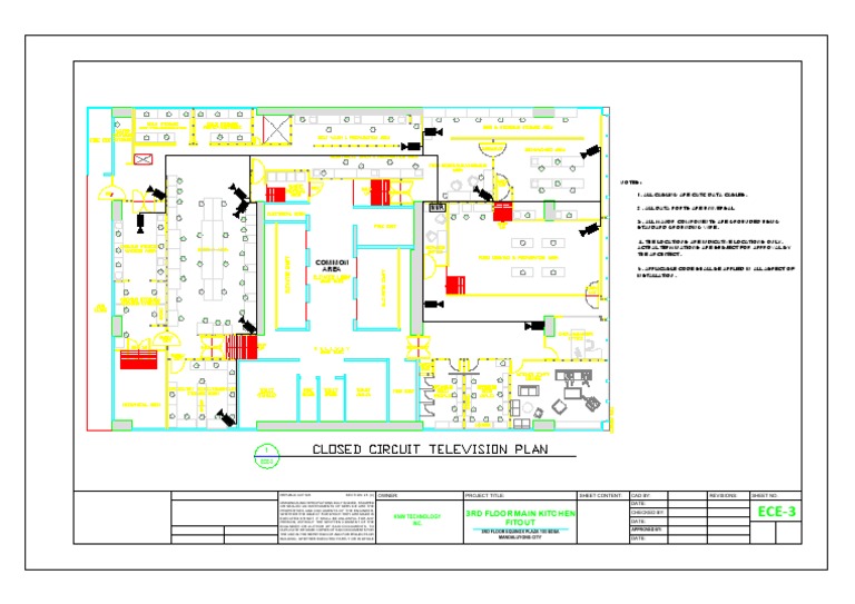 3F Kitchen CCTV Layout | PDF