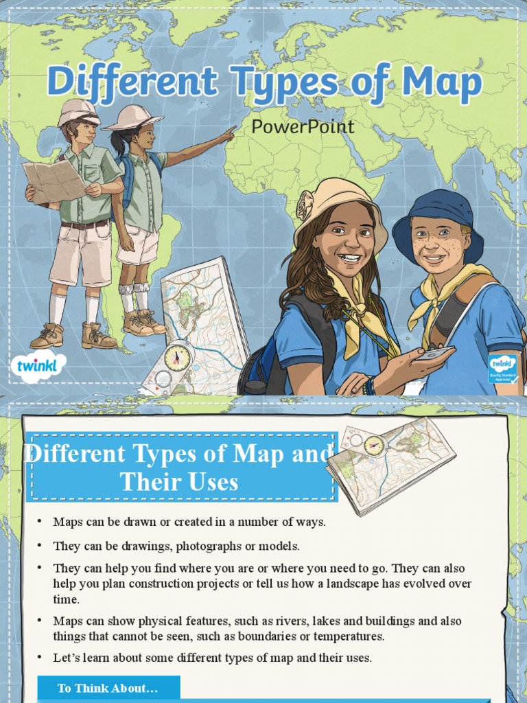 T G 1664200387 Different Types of Map Powerpoint Ver 1 | PDF | Map ...