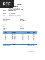 GST Delivery Challan Format in Excel | PDF | Logistics | Trade