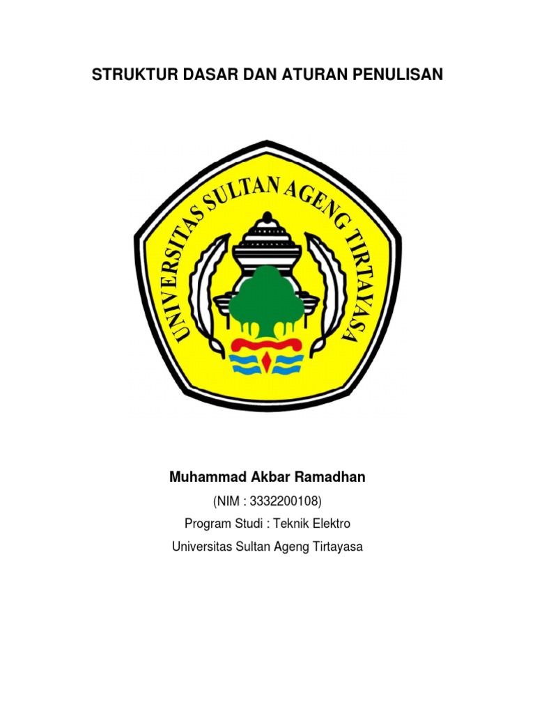 Struktur Dasar Dan Aturan Penulisan Pada Program C | PDF