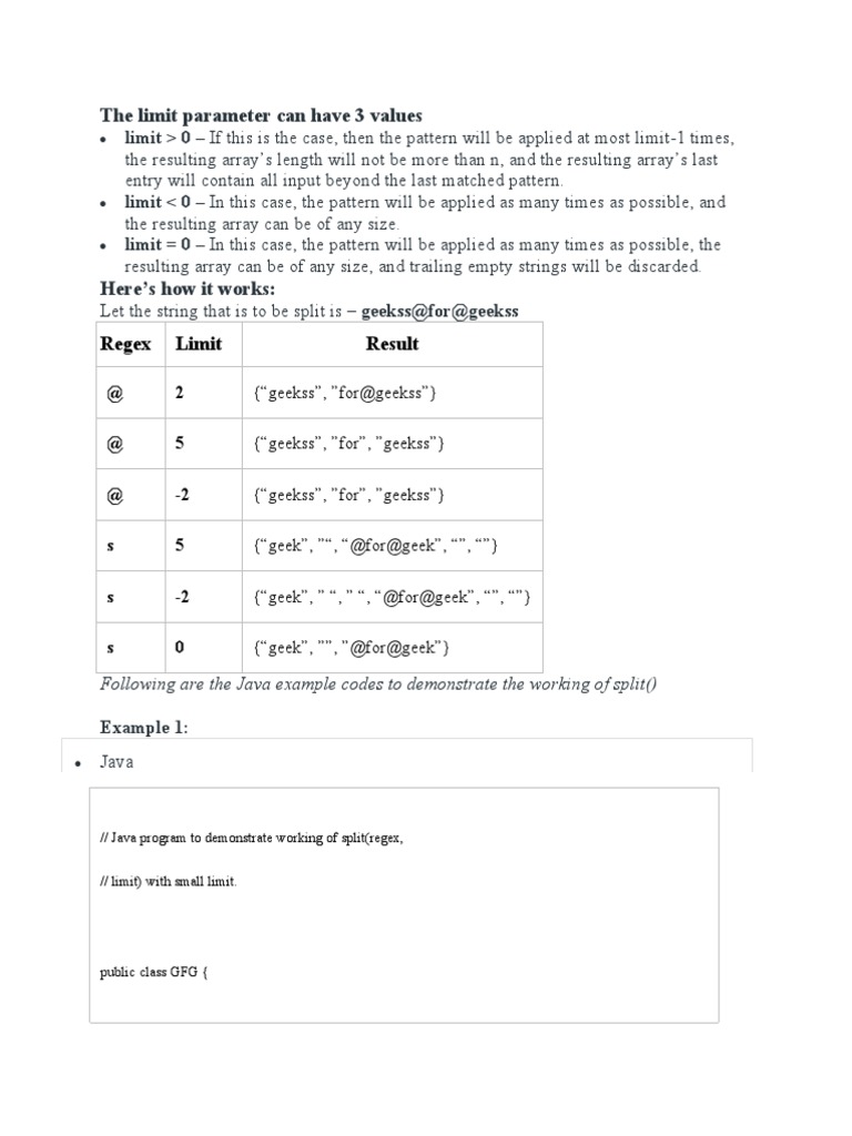 Java Notes | PDF | Regular Expression | String (Computer Science) Java Notes | PDF | Regular Expression | String (Computer Science)