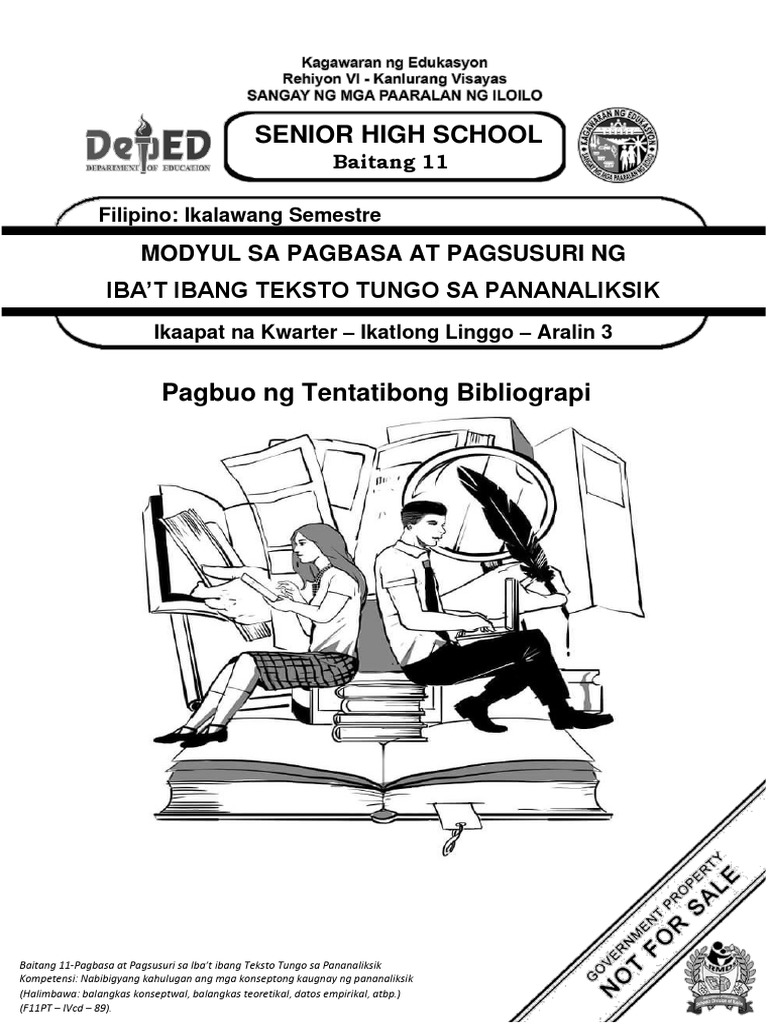 Fil11 Q4 Wk3 Aral3 | PDF