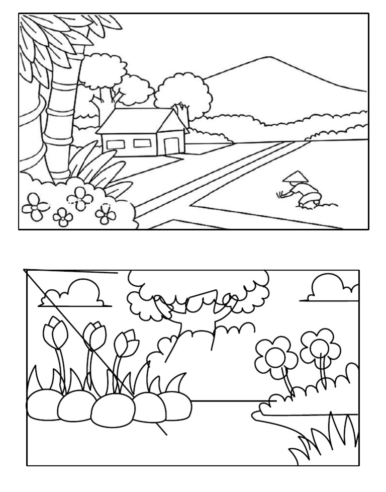 Mewarnai Coloring Page | PDF