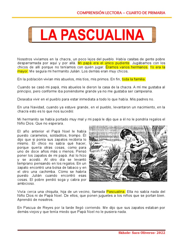 Plan Lector - 4to Grado - 11 - 04-22 | PDF