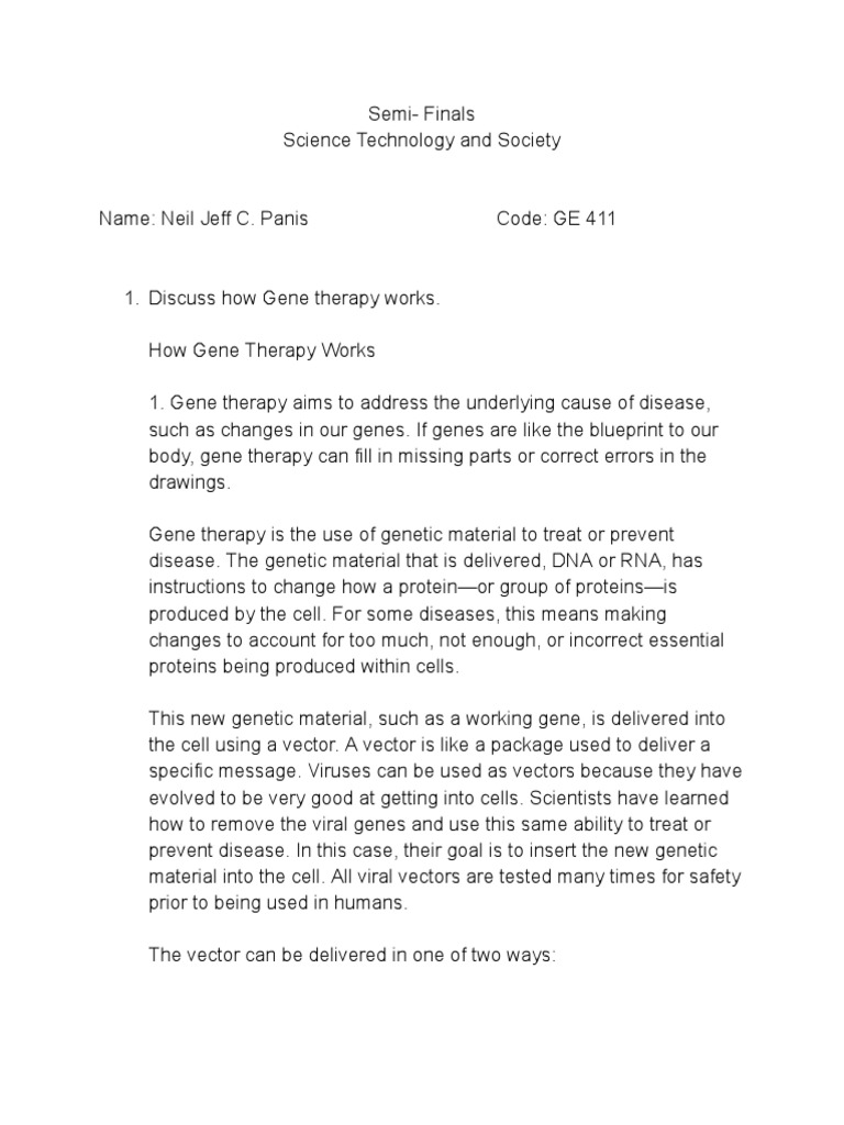 Name: Neil Jeff C Lesson 1 To 6 Science Technology and Society | PDF ...