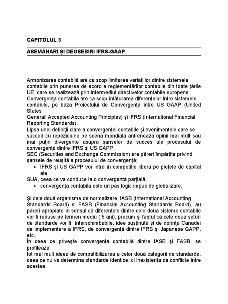 Curs 3 Ifrs Gaap | PDF