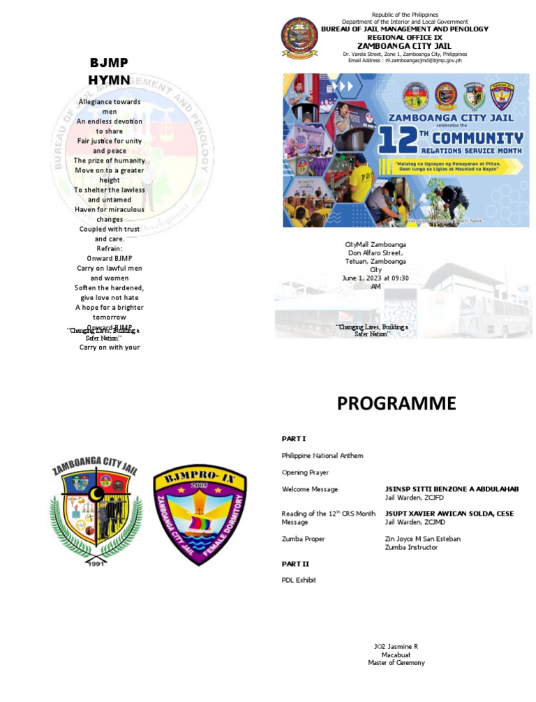 CRS Month Kick Off Program 2 | PDF